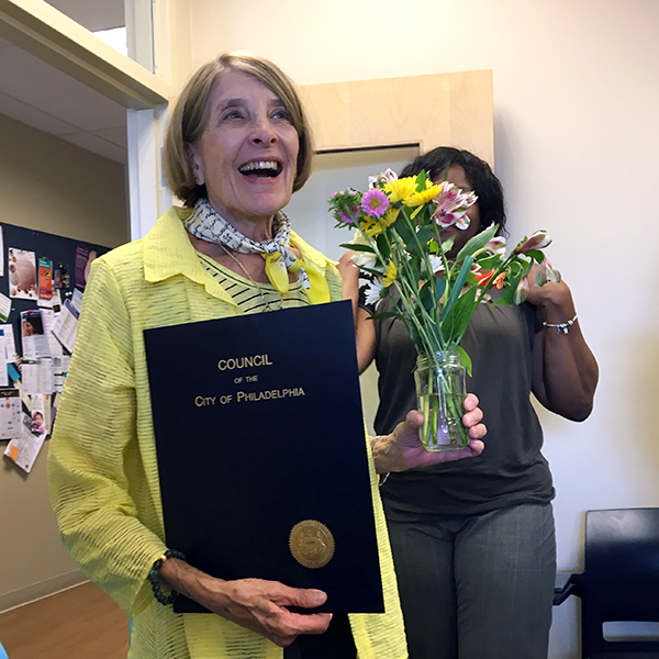 Kay Kinsey Honored by Philadelphia City Council